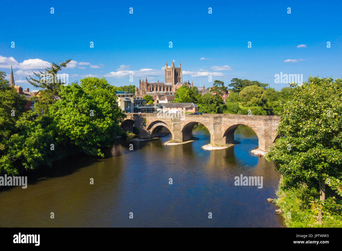 Hereford Old Bridge High Resolution Stock Photography and Images - Alamy