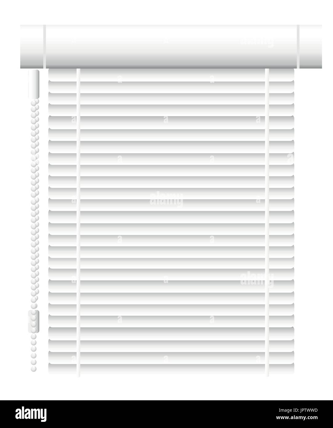 Window shutters. Office interior blinds. Window decor. Horizontal ...