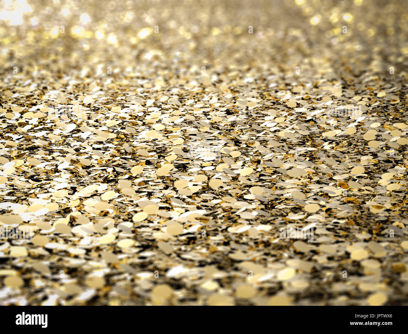 3d rendering gold shiny glitter background Stock Photo - Alamy