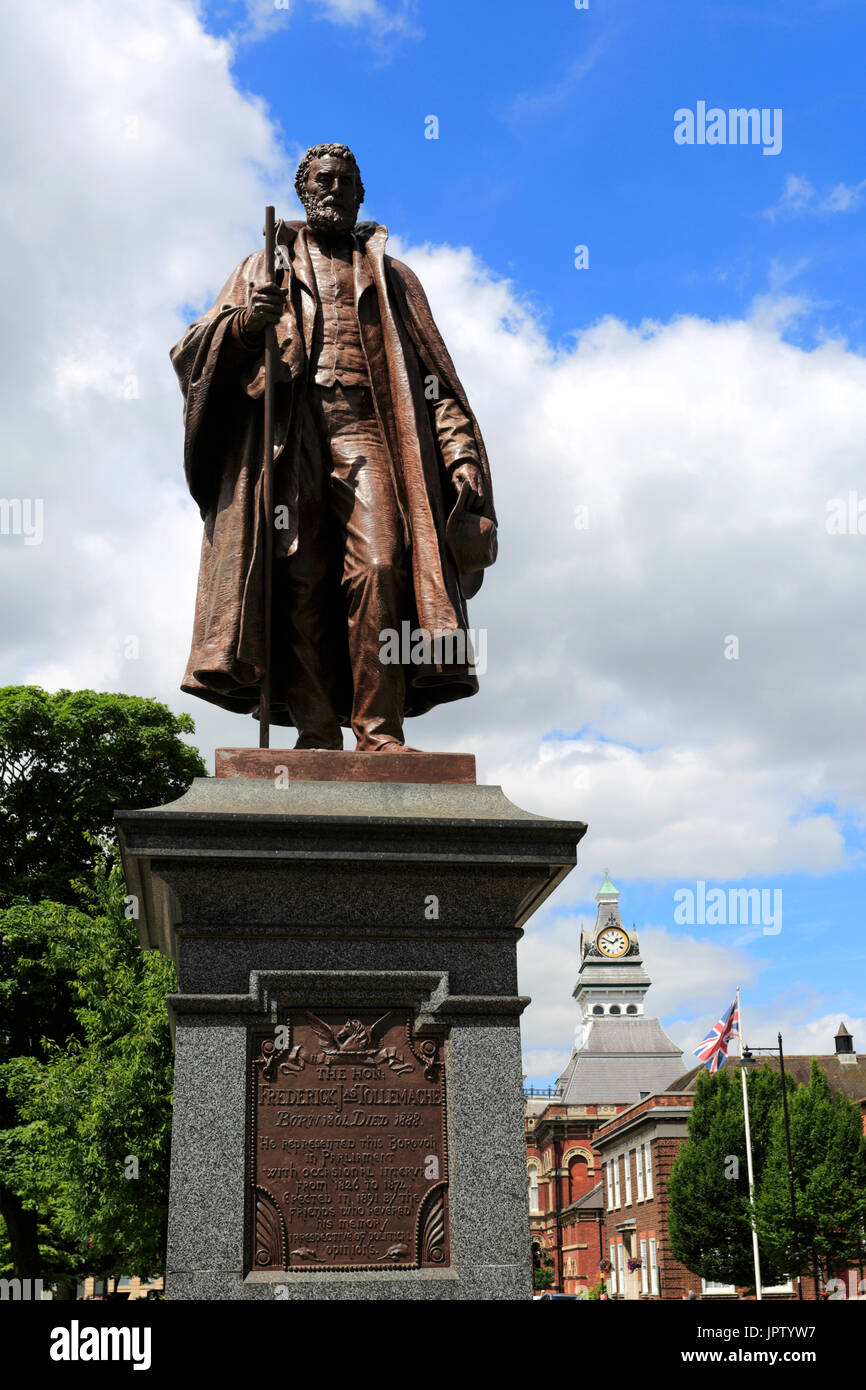 Statue of Frederick James Tollemache, St Peters Hill, Grantham ...