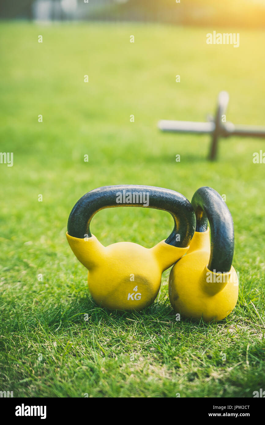 Iron weights hi-res stock photography and images - Alamy