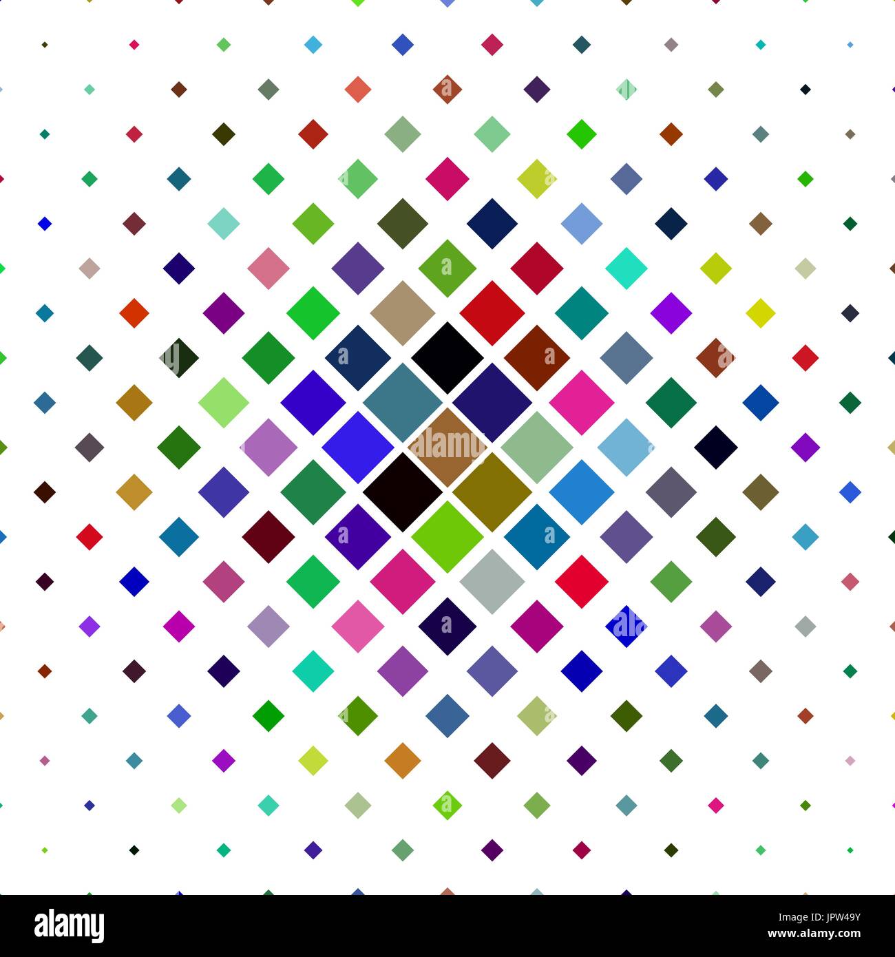 Multicolored square pattern background - vector illustration from ...