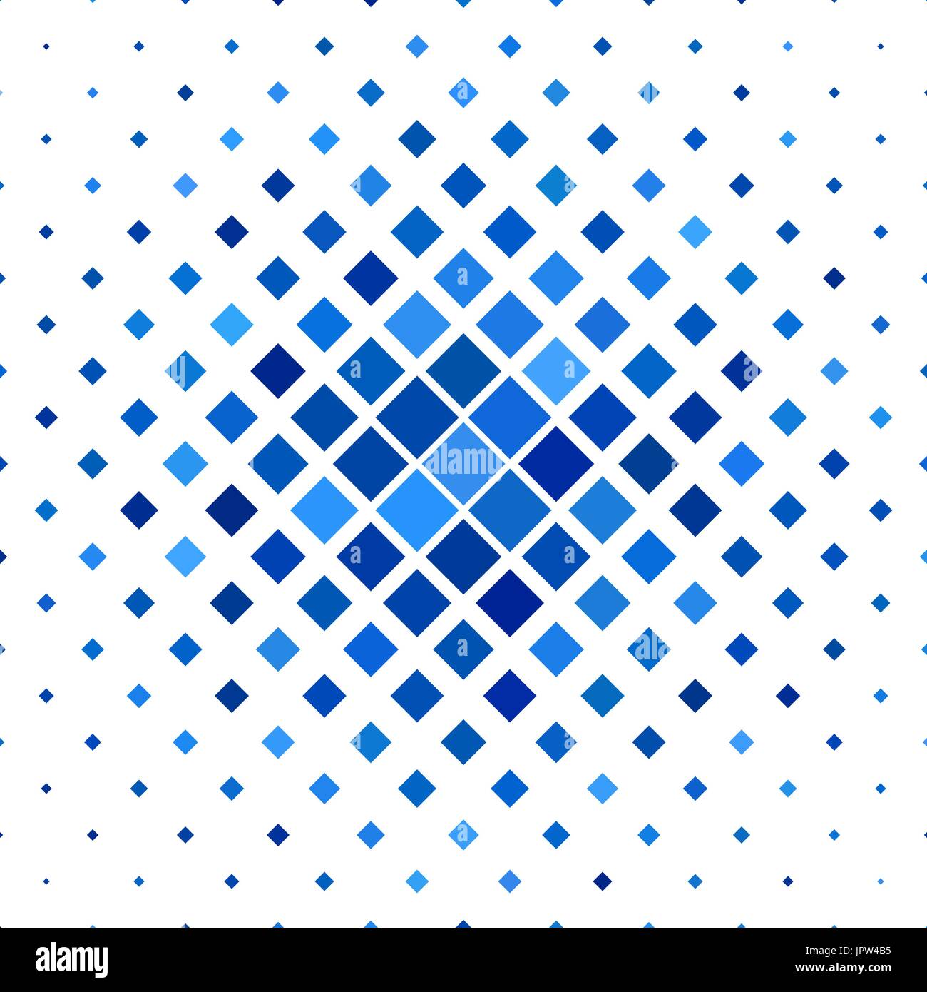 Blue abstract square pattern background - vector graphic design from diagonal squares Stock ...