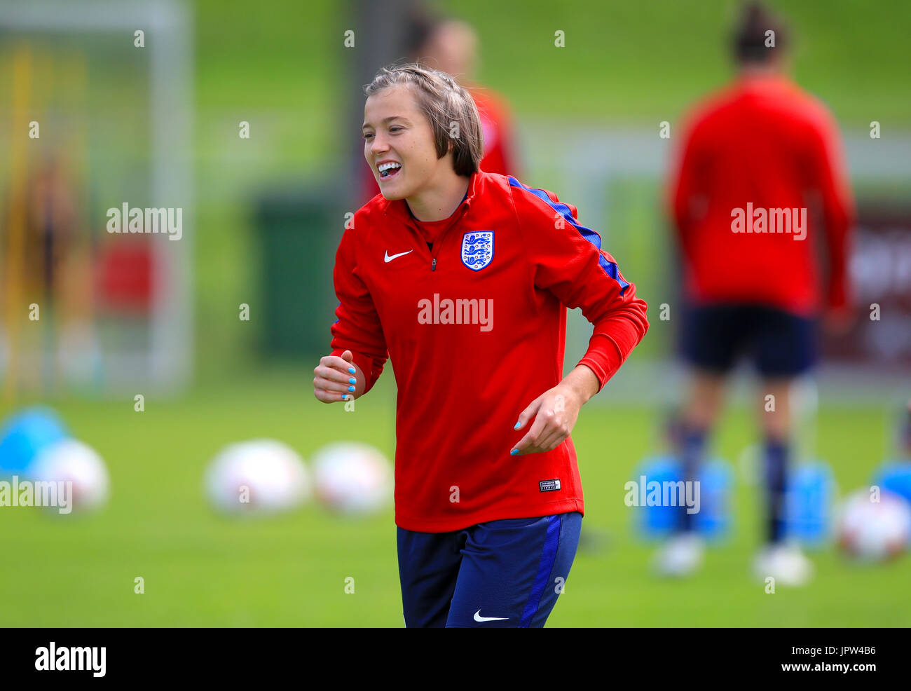 England's Francesca Kirby during a training session at Sporting 70 ...