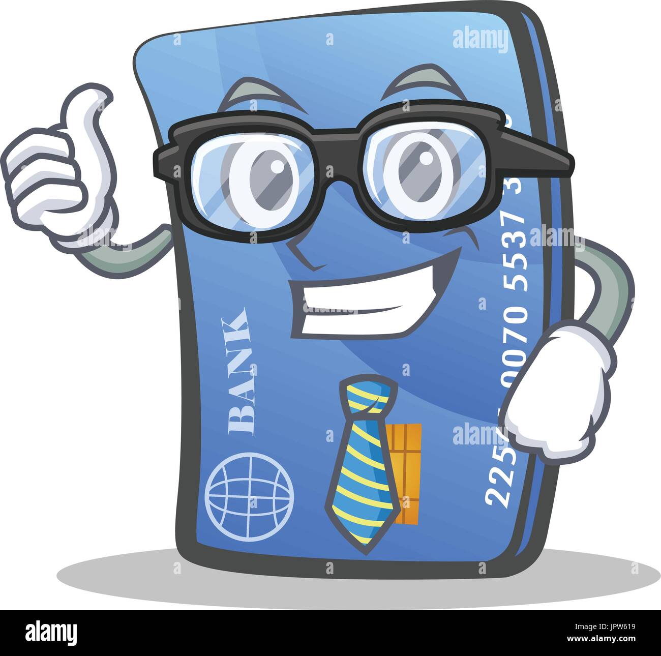 Businessman credit card character cartoon Stock Vector Image & Art - Alamy