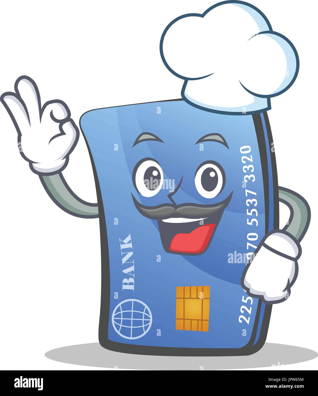 Cartoon character chef card hi-res stock photography and images - Alamy