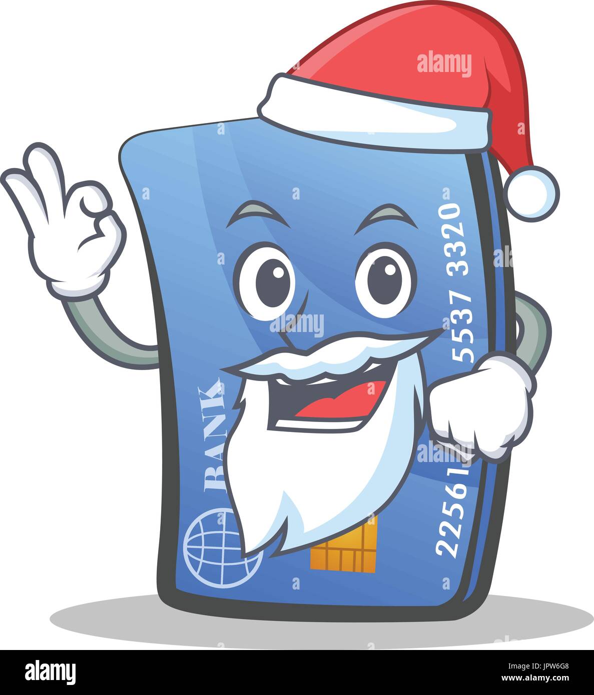 Santa credit card character cartoon Stock Vector Image & Art - Alamy