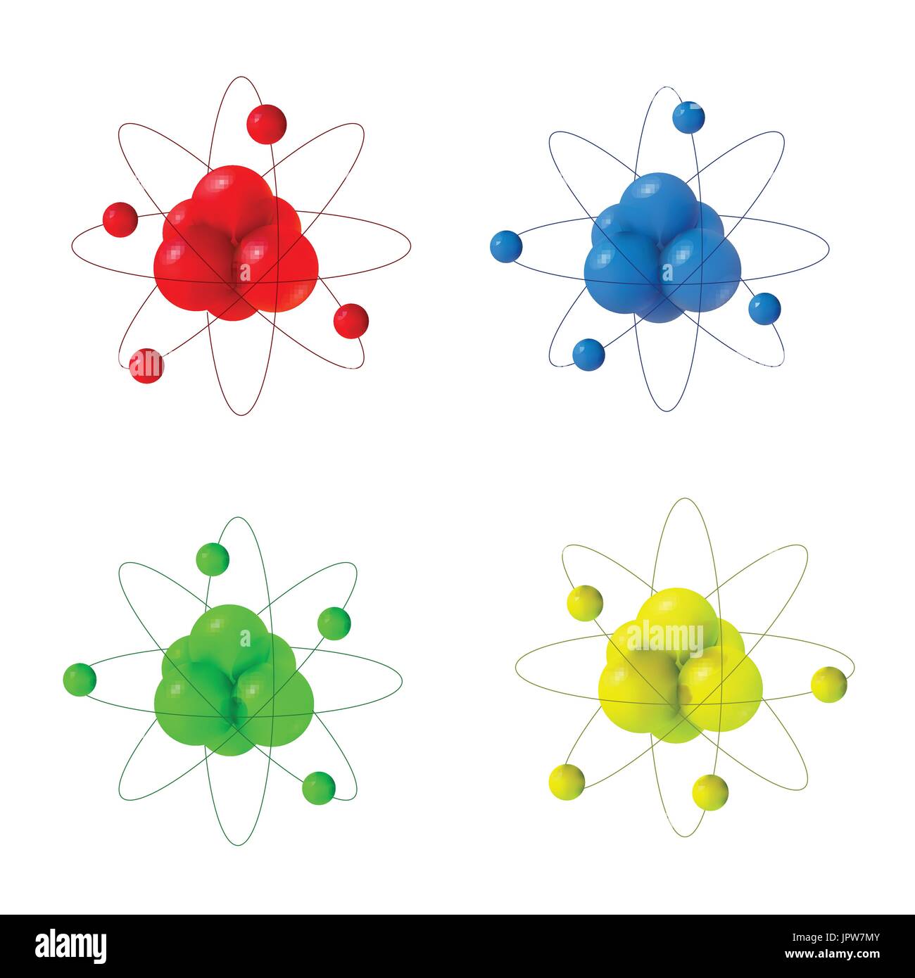 3d molecule structure Stock Vector Image & Art - Alamy