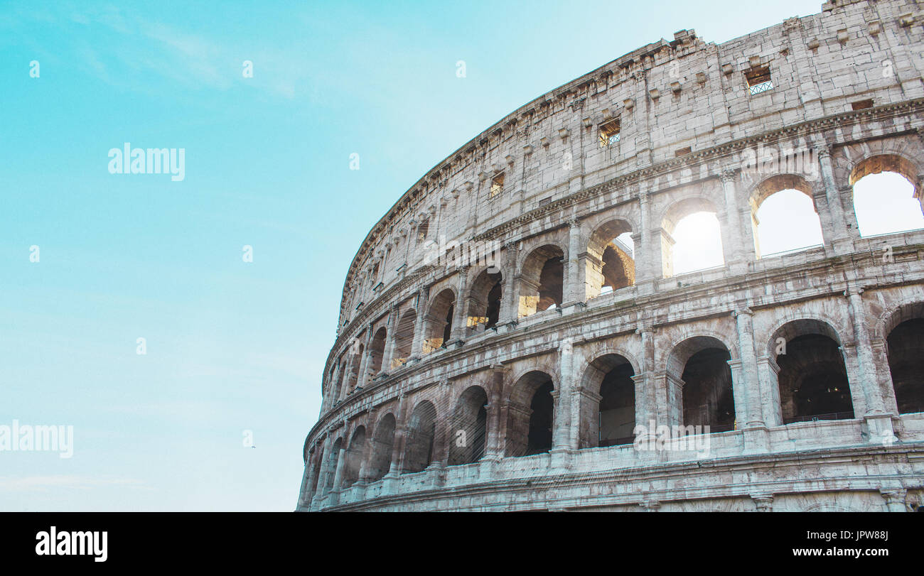 Colosseum in Rome, italian amphitheatre Stock Photo - Alamy