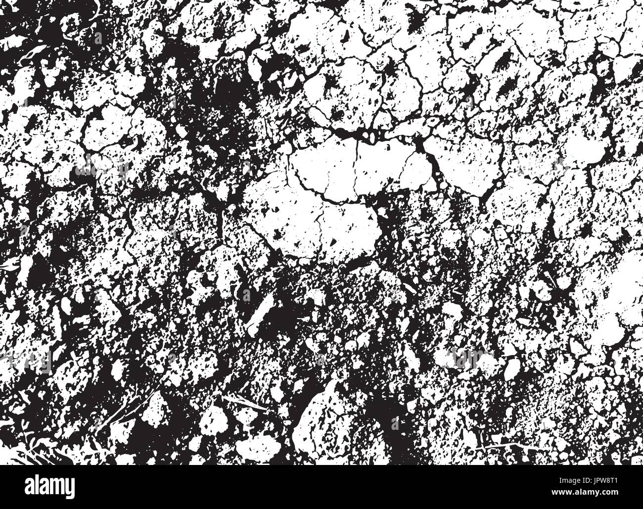 Vector stones background. Black and white texture. Vector illustration ...