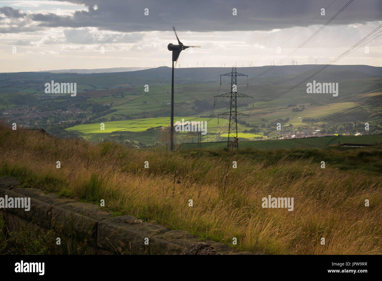 Blackstone Edge is a gritstone escarpment at 1,549 feet above sea level ...