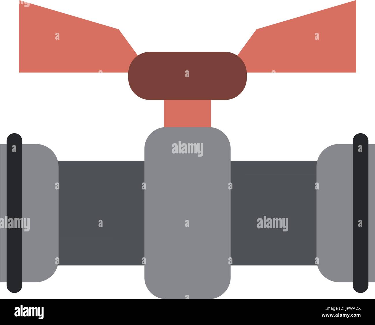 Open shut valve Stock Vector Images - Alamy