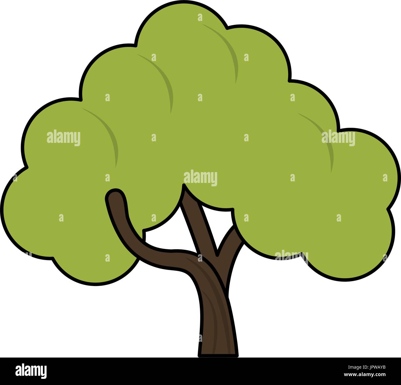 single tree icon image Stock Vector Image & Art - Alamy