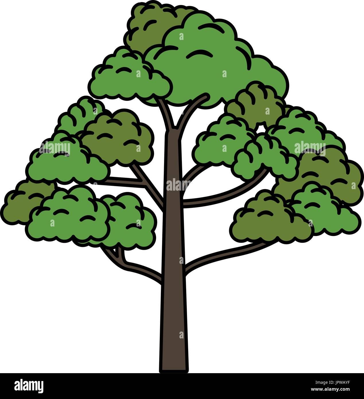 single tree icon image Stock Vector Image & Art - Alamy