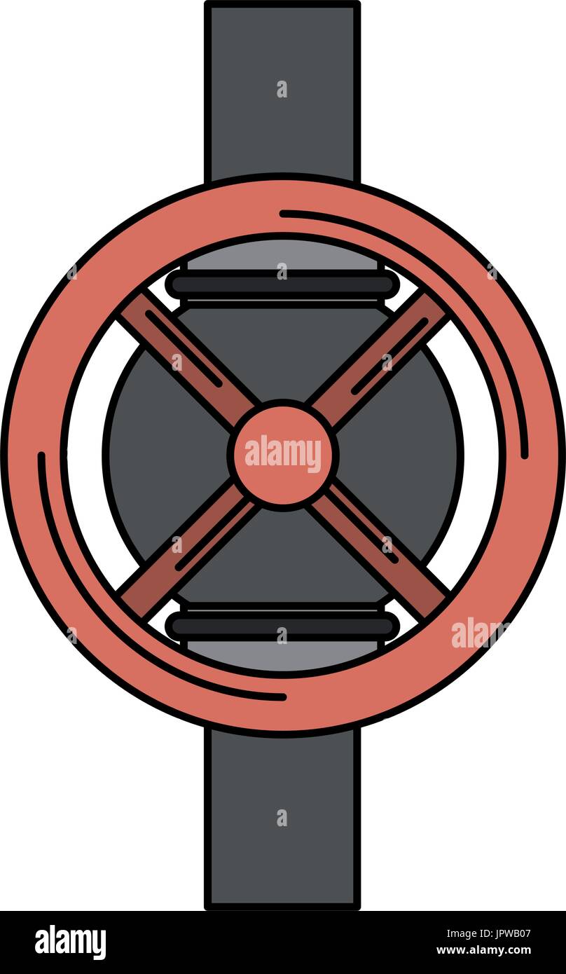 Open shut valve Stock Vector Images - Alamy