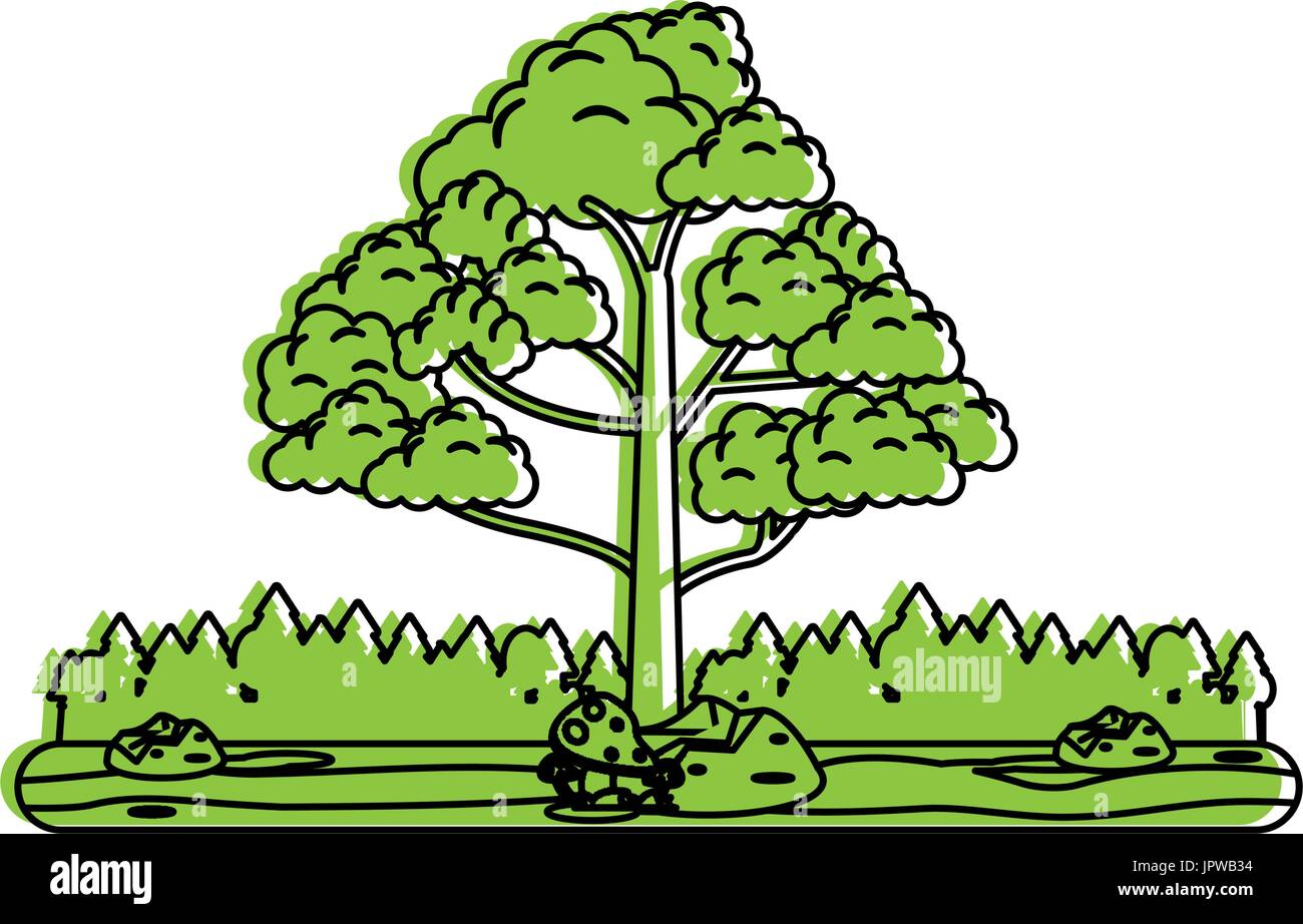 single tree icon image Stock Vector Image & Art - Alamy