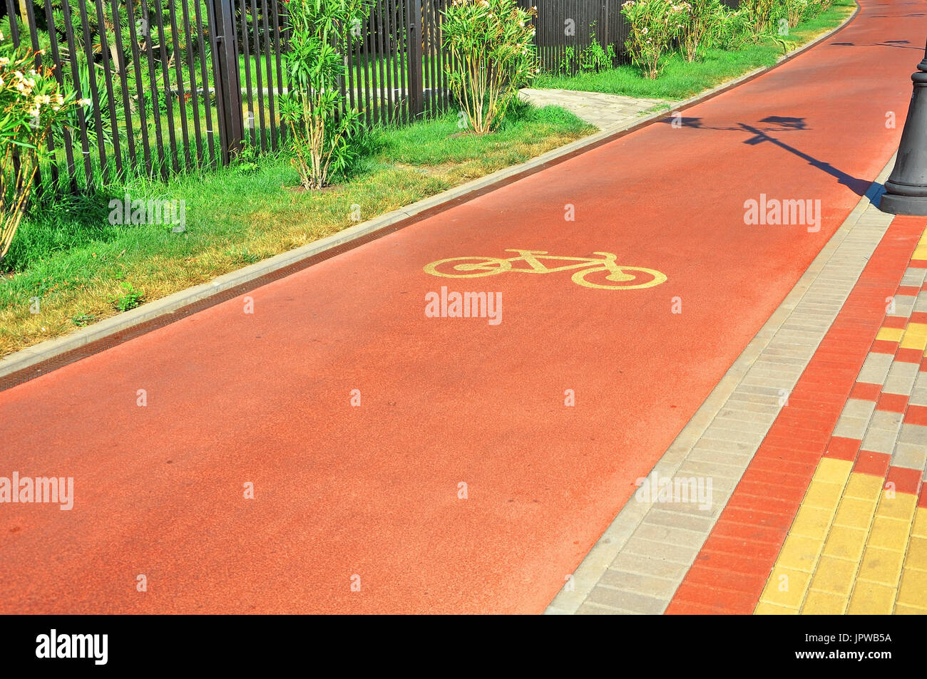 Special cycle track for transport Stock Photo - Alamy
