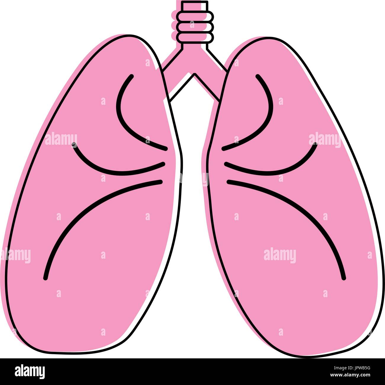 lungs cartoon icon image Stock Vector Image & Art - Alamy