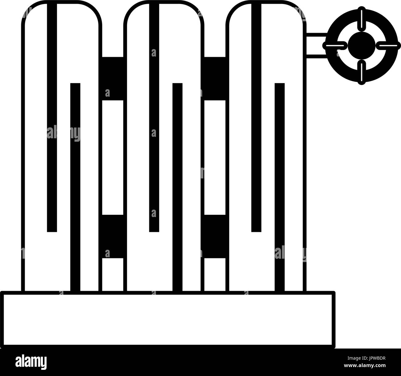 radiator heating icon image Stock Vector Image & Art - Alamy