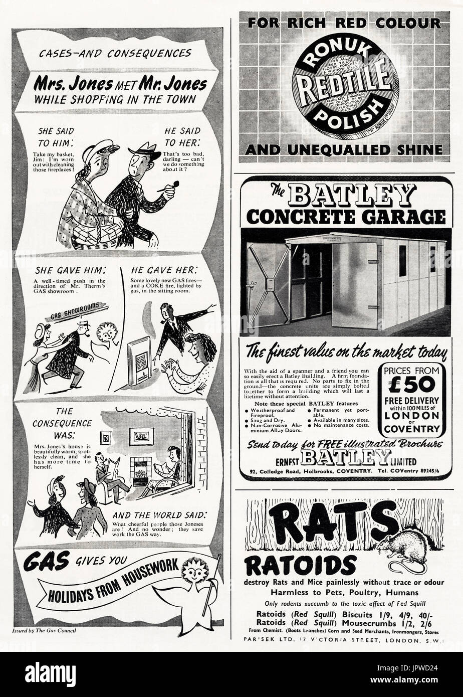 1950s magazine hi-res stock photography and images - Alamy