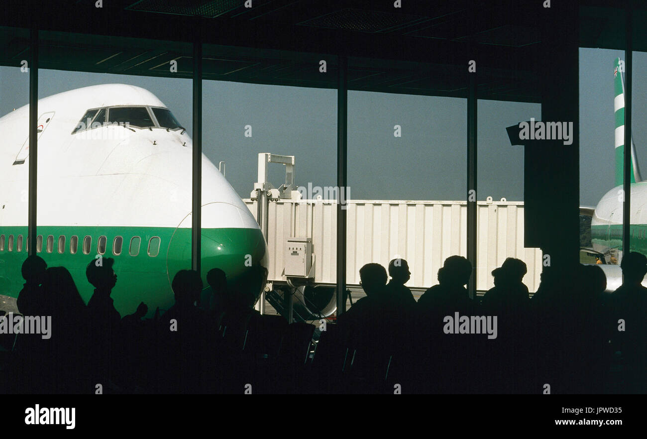 747 lounge hi-res stock photography and images - Alamy