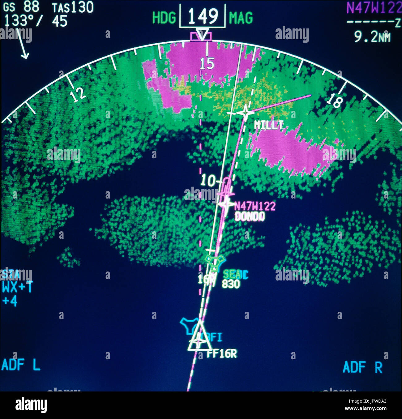 Boeing 777 cockpit overhead hi-res stock photography and images - Alamy