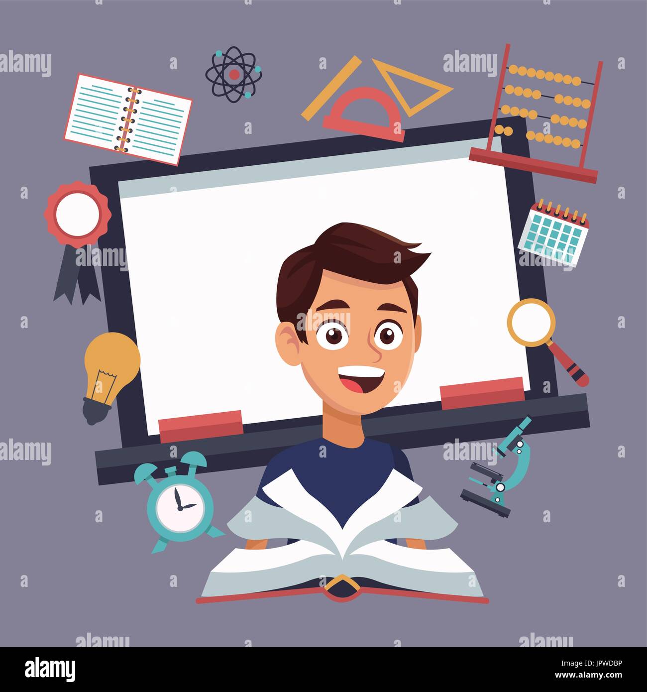 Face chalk drawing Stock Vector Images - Alamy