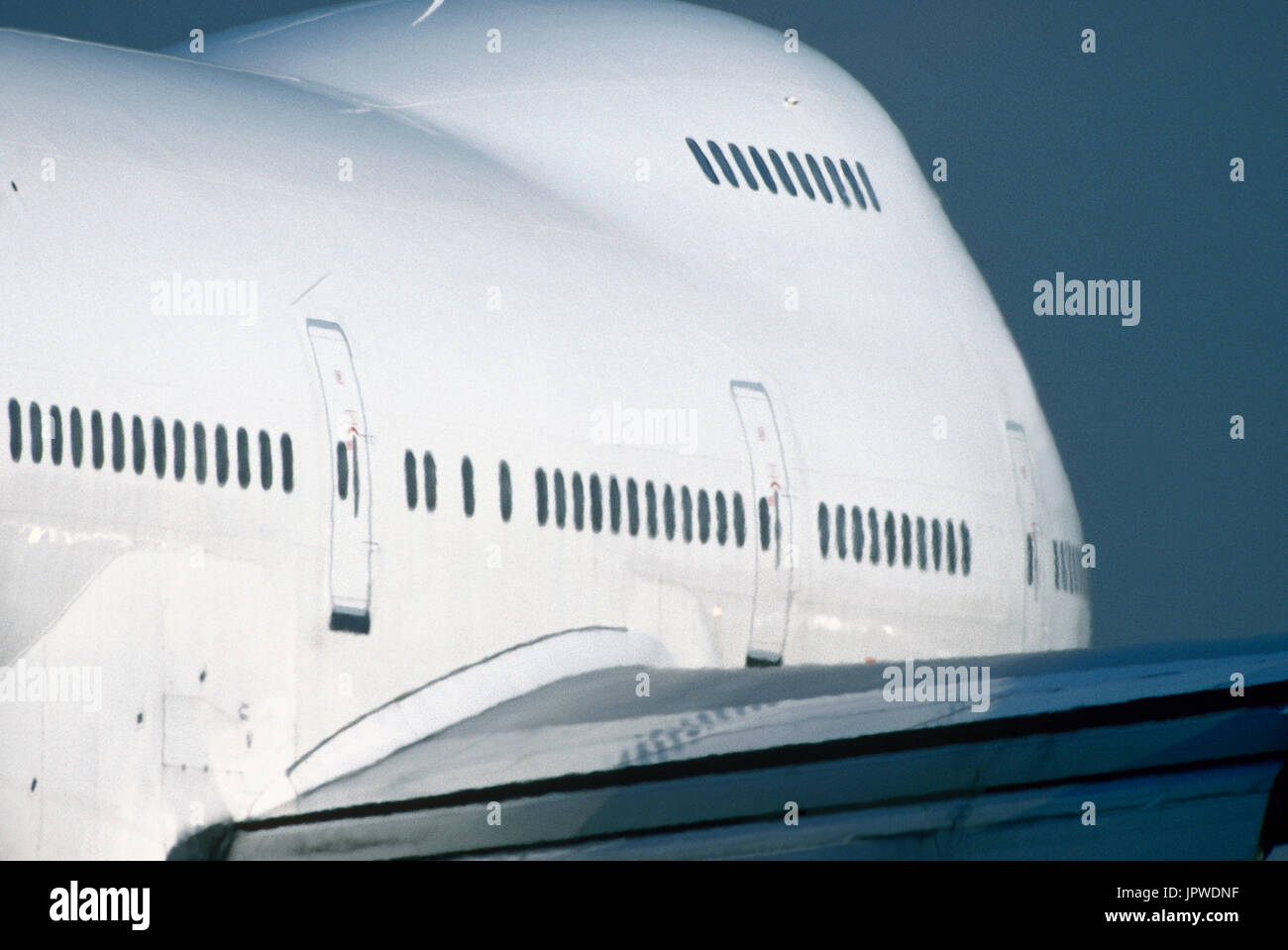 fueslage, windows and doors of a Virgin Atlantic Airways Boeing 747-200 ...