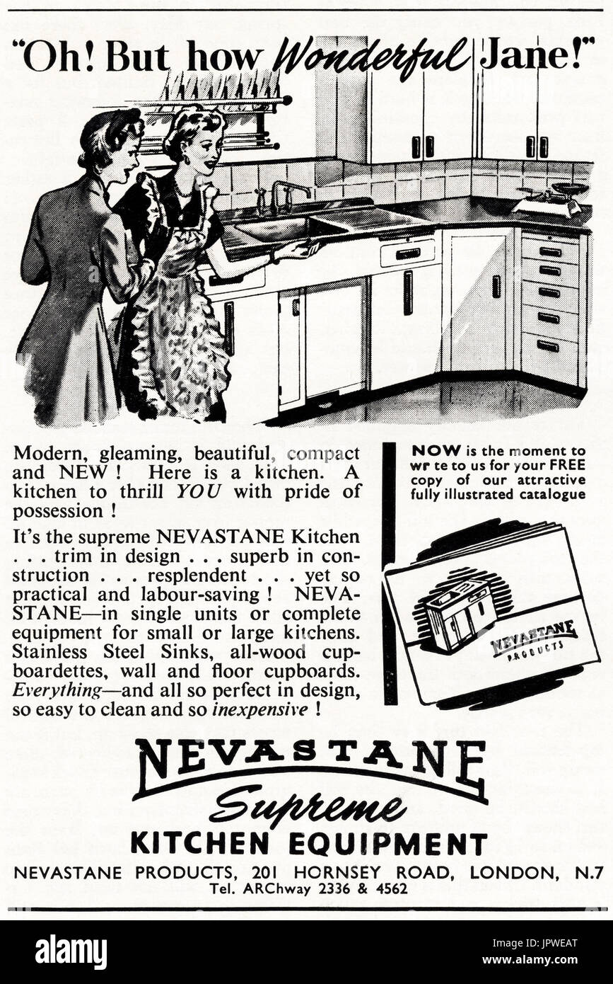 Vintage kitchen 50s High Resolution Stock Photography and Images - Alamy