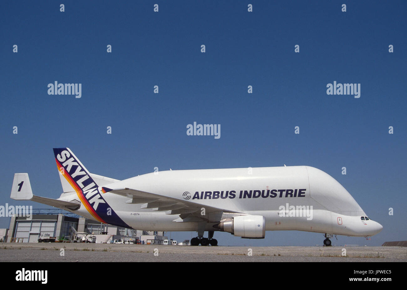 Airbus A300-600ST Beluga taxiing Stock Photo - Alamy