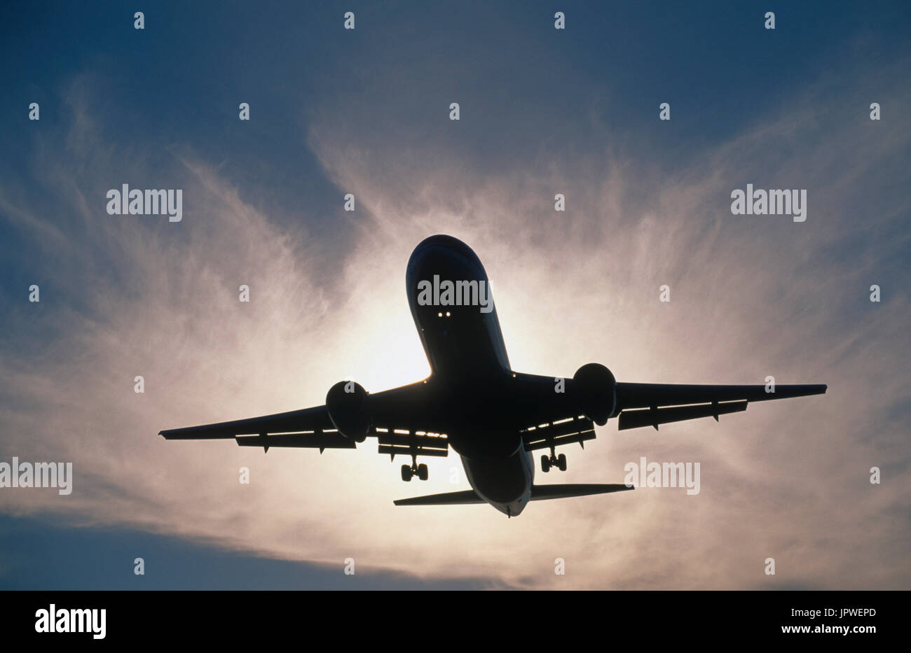 Boeing 767-300 on final-approach Stock Photo - Alamy
