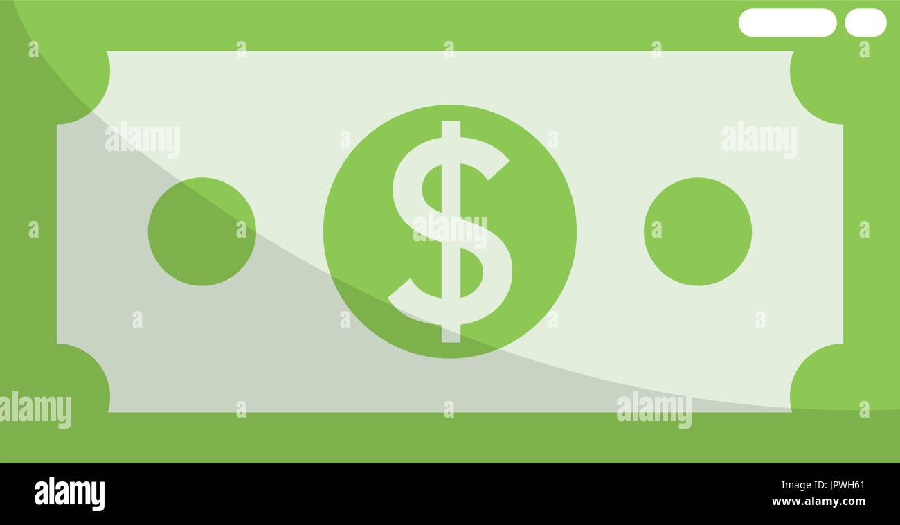 dollar bill cash money icon Stock Vector Image & Art - Alamy