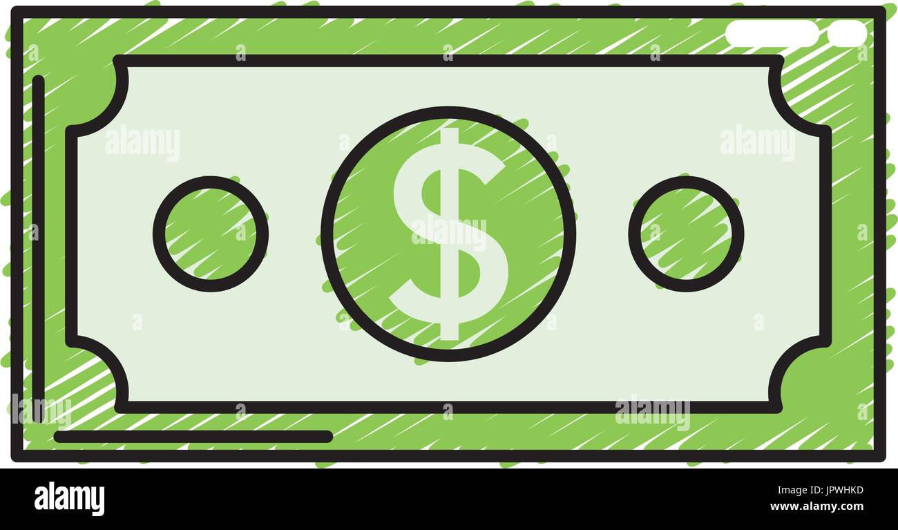 dollar bill cash money icon Stock Vector Image & Art - Alamy