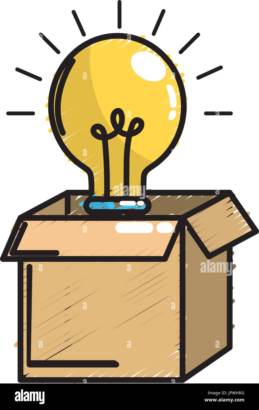 Open electrical box Stock Vector Images - Alamy