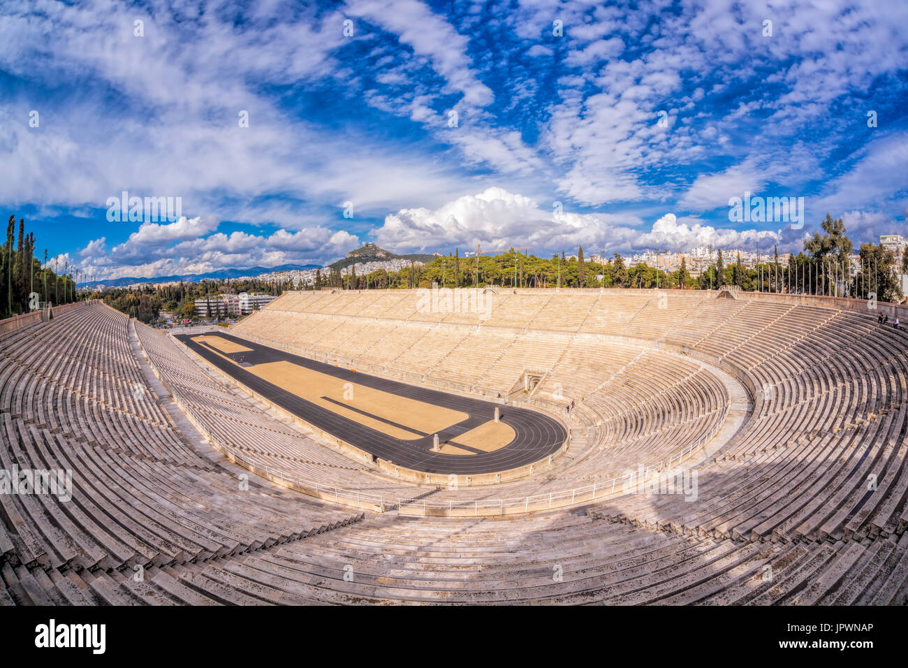 Panathenaic stadium in Athens, Greece Stock Photo - Alamy