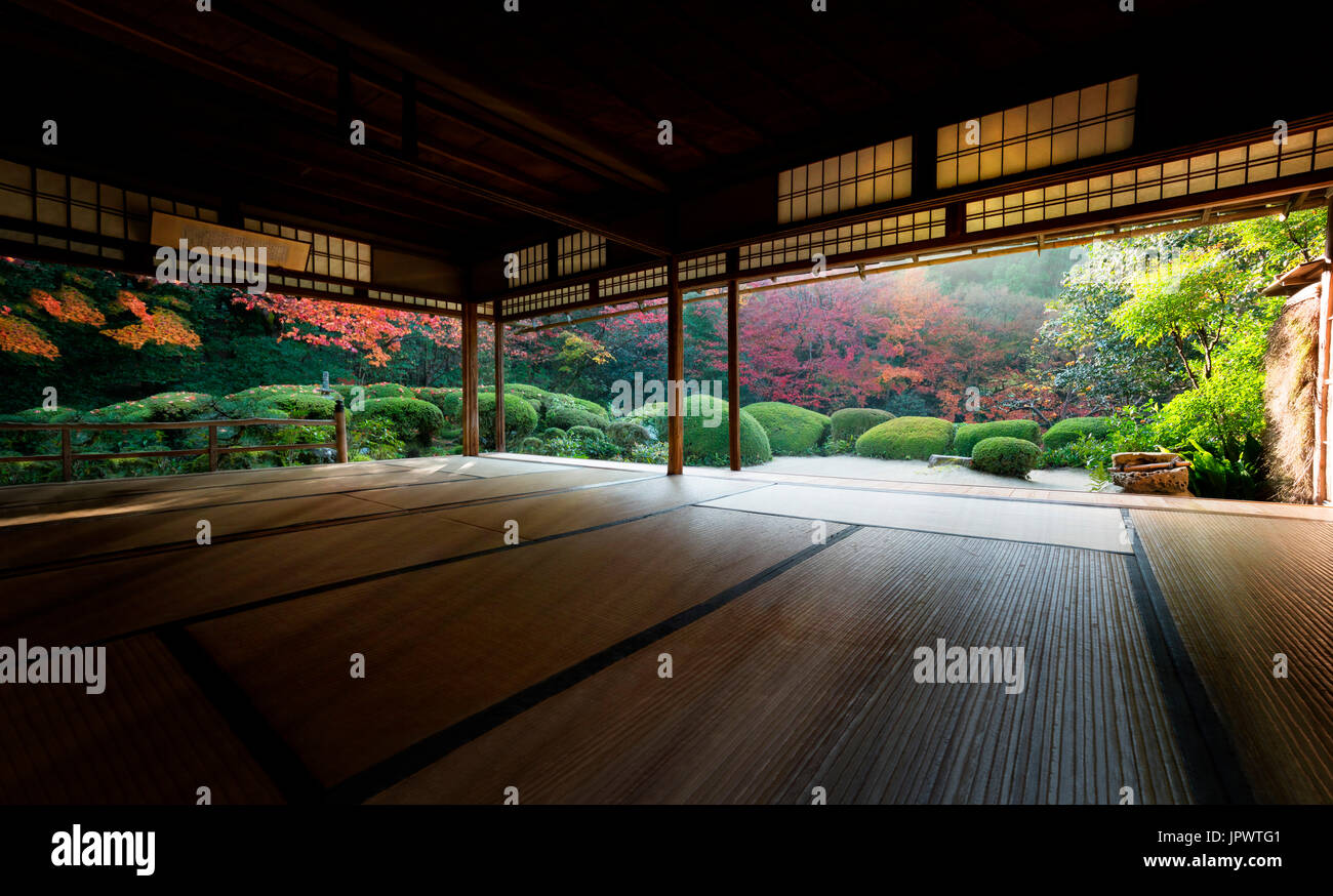 Azalea in Shisendo temple, Kyoto, Japan Stock Photo - Alamy