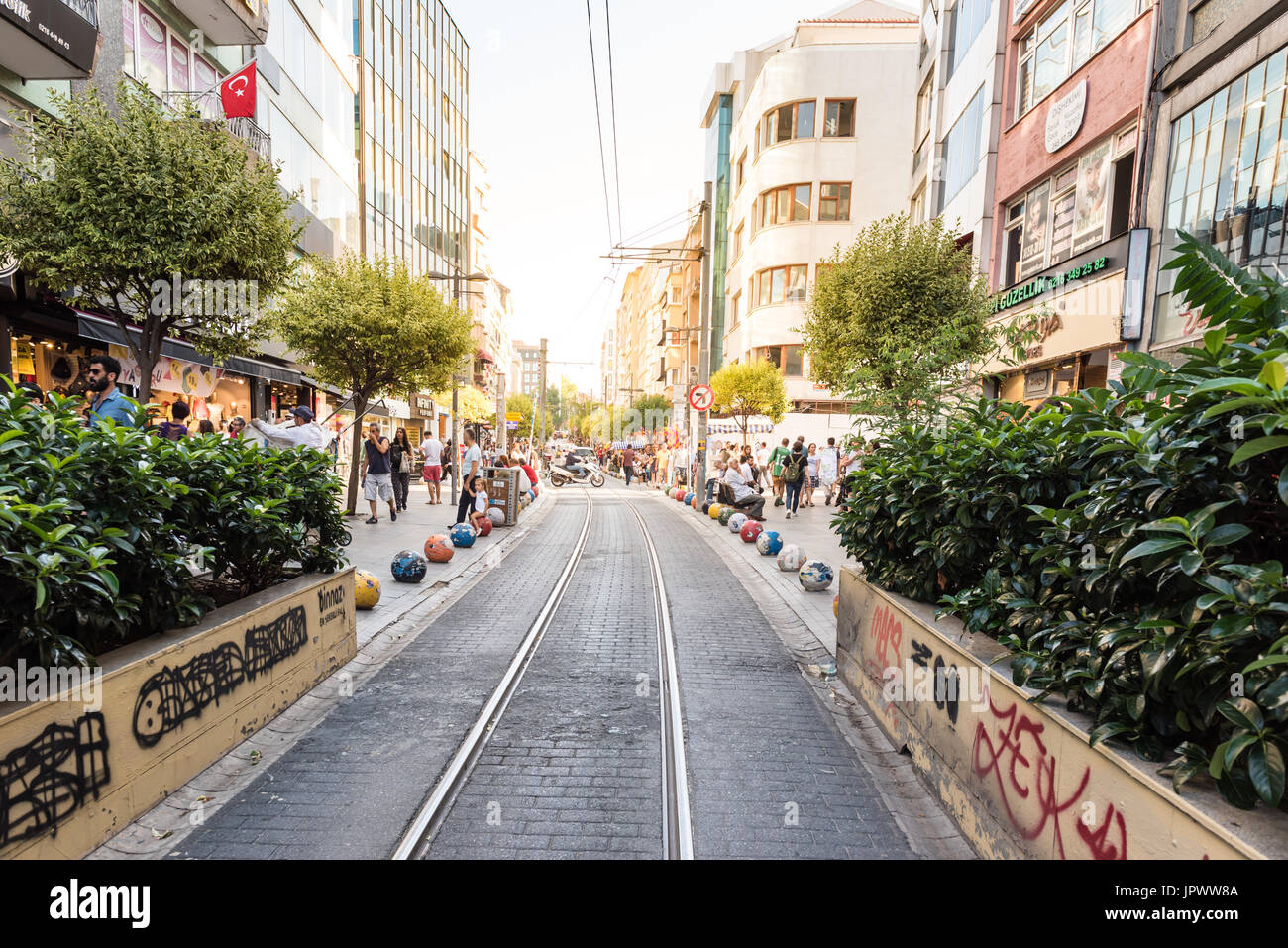 View of Kadikoy Popular streets where People love walking and visiting ...