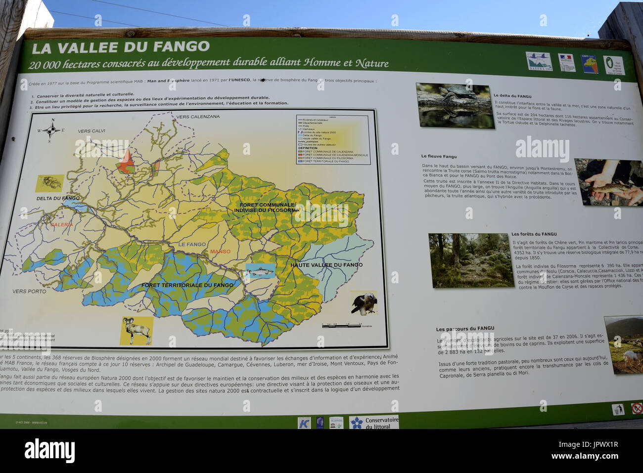Maps of protected areas hi-res stock photography and images - Alamy