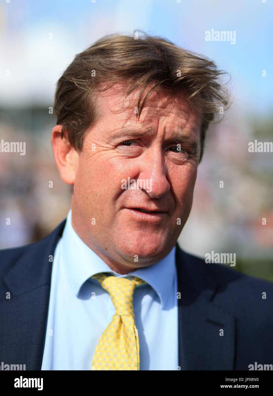 Trainer David Simcock during day one of the Qatar Goodwood Festival at ...