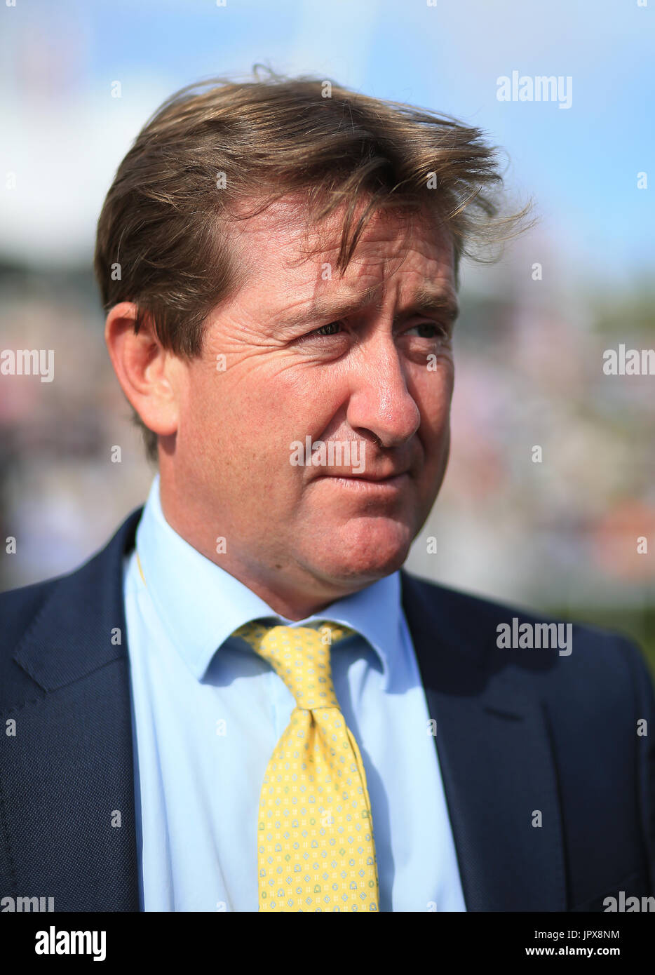 Trainer David Simcock during day one of the Qatar Goodwood Festival at ...