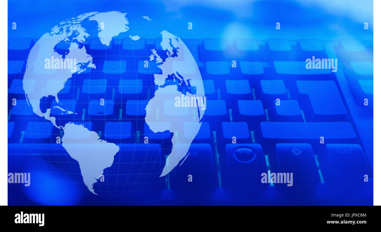 World cyberattack, dark blue keyboard Stock Photo - Alamy