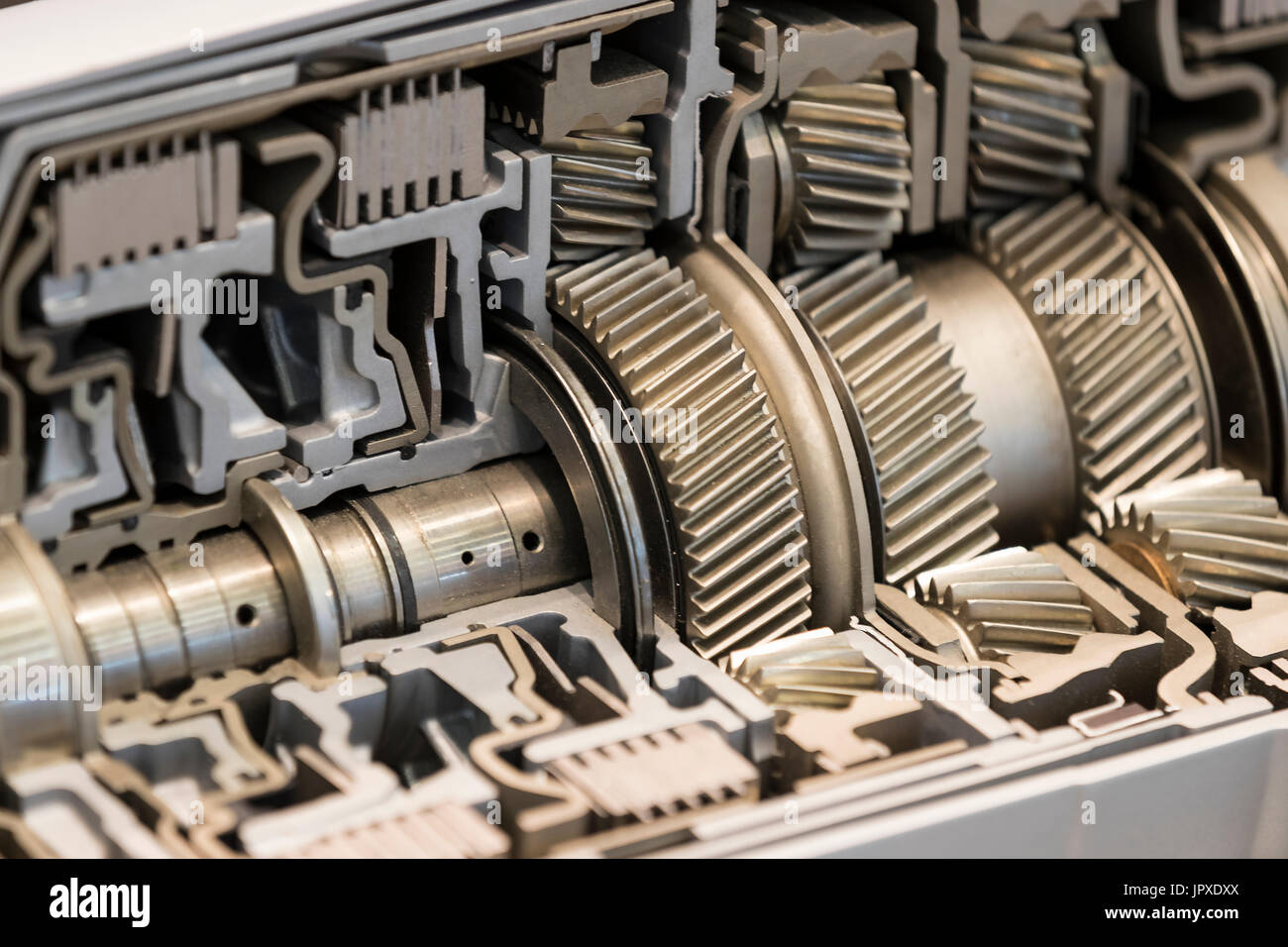 New auto parts for cars on a white background Stock Photo - Alamy