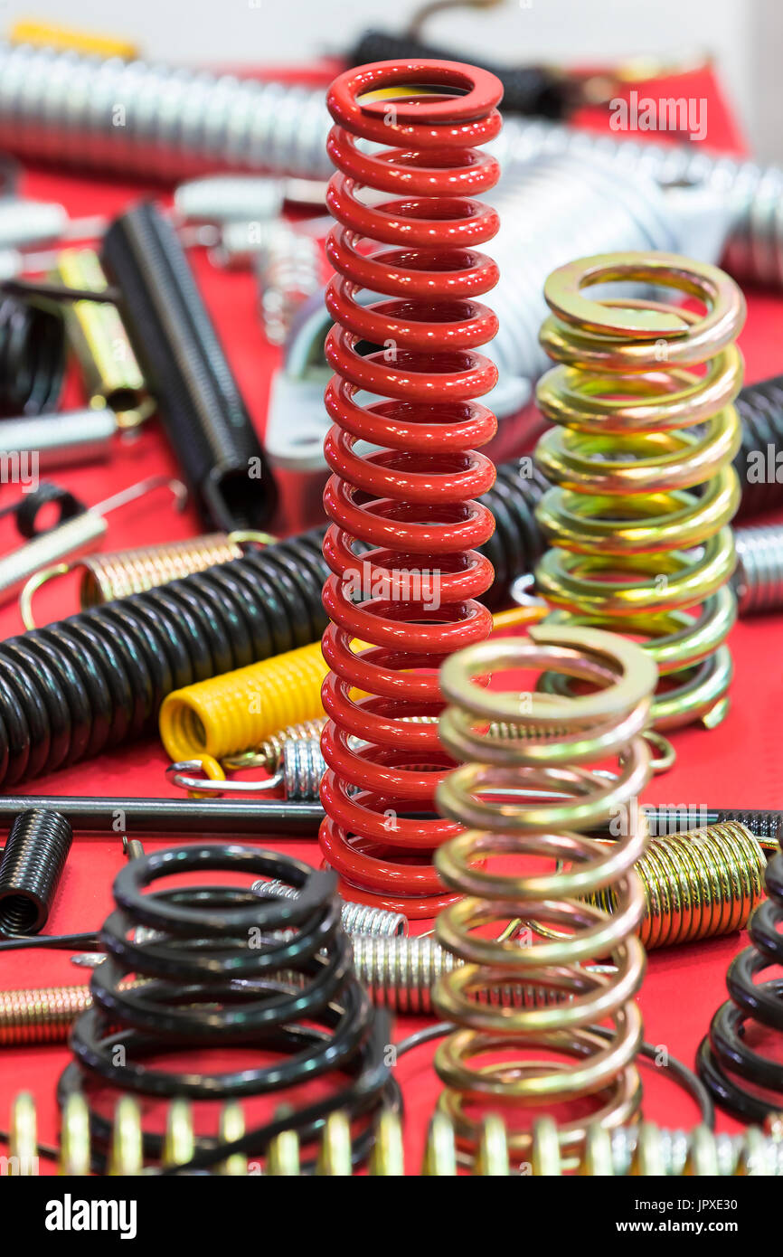 Springs of different sizes hi-res stock photography and images - Alamy