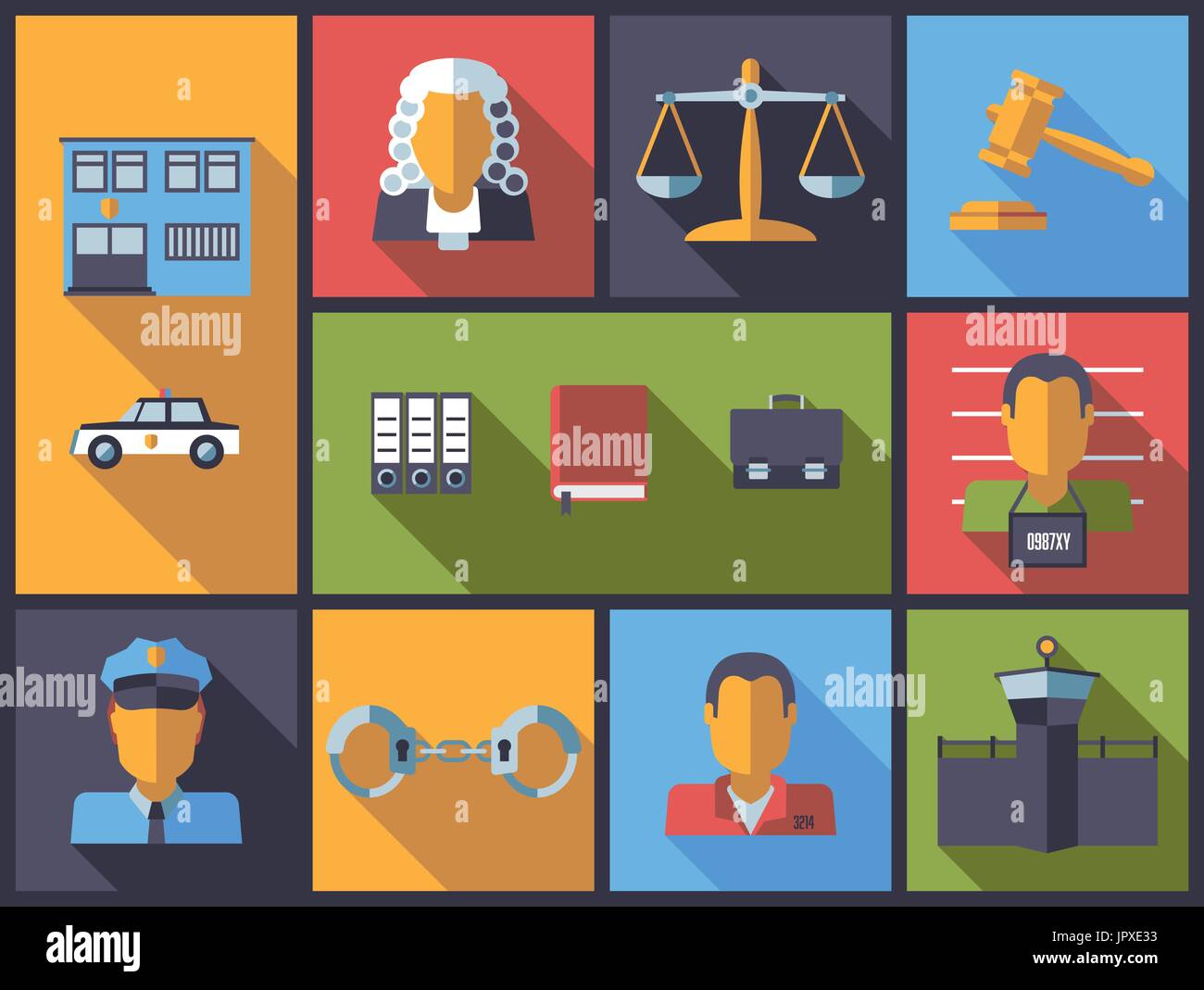 Criminal vector vectors hi-res stock photography and images - Alamy