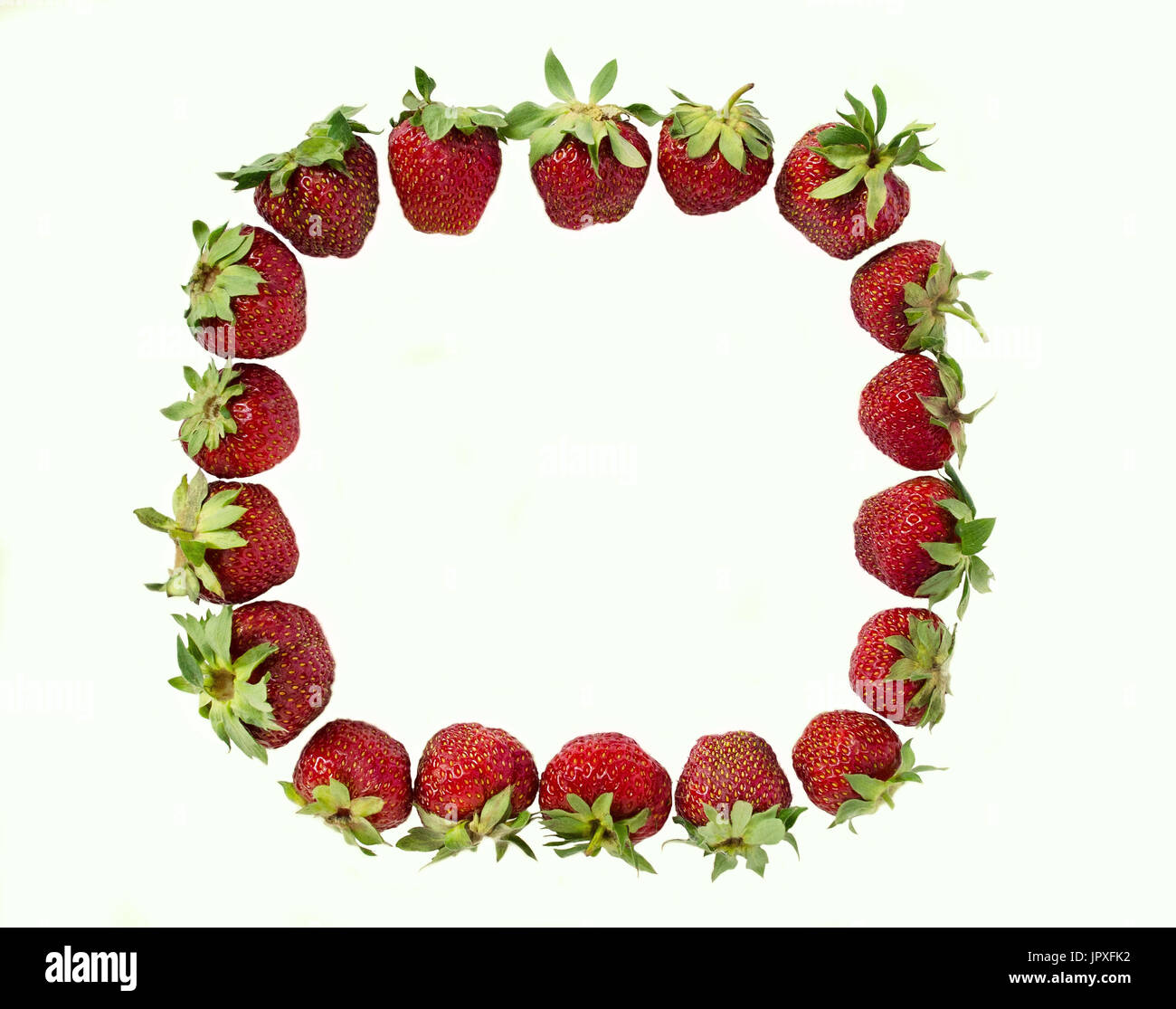 Strawberry frame hi-res stock photography and images - Alamy