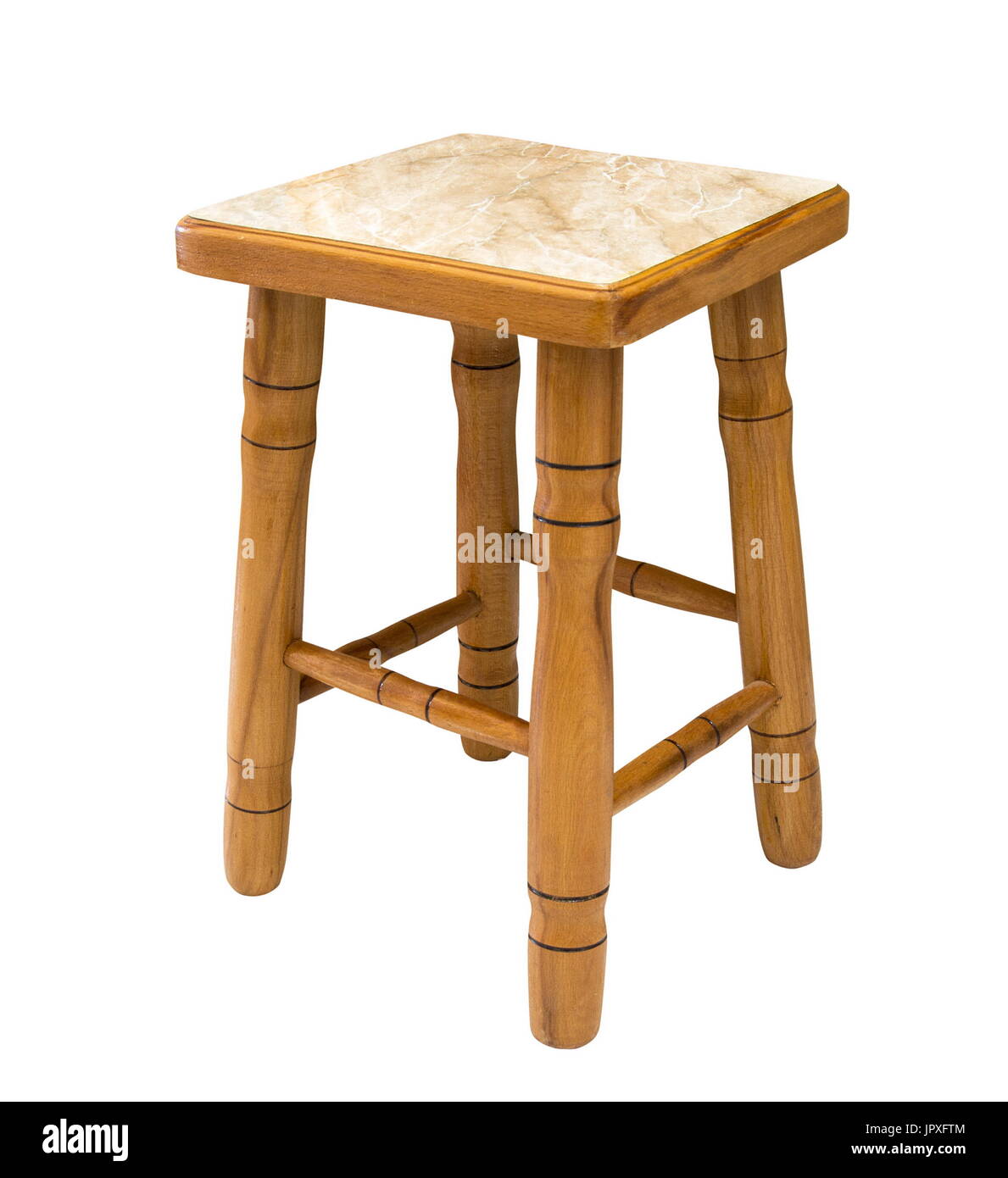 wood chair isolated on white Stock Photo - Alamy