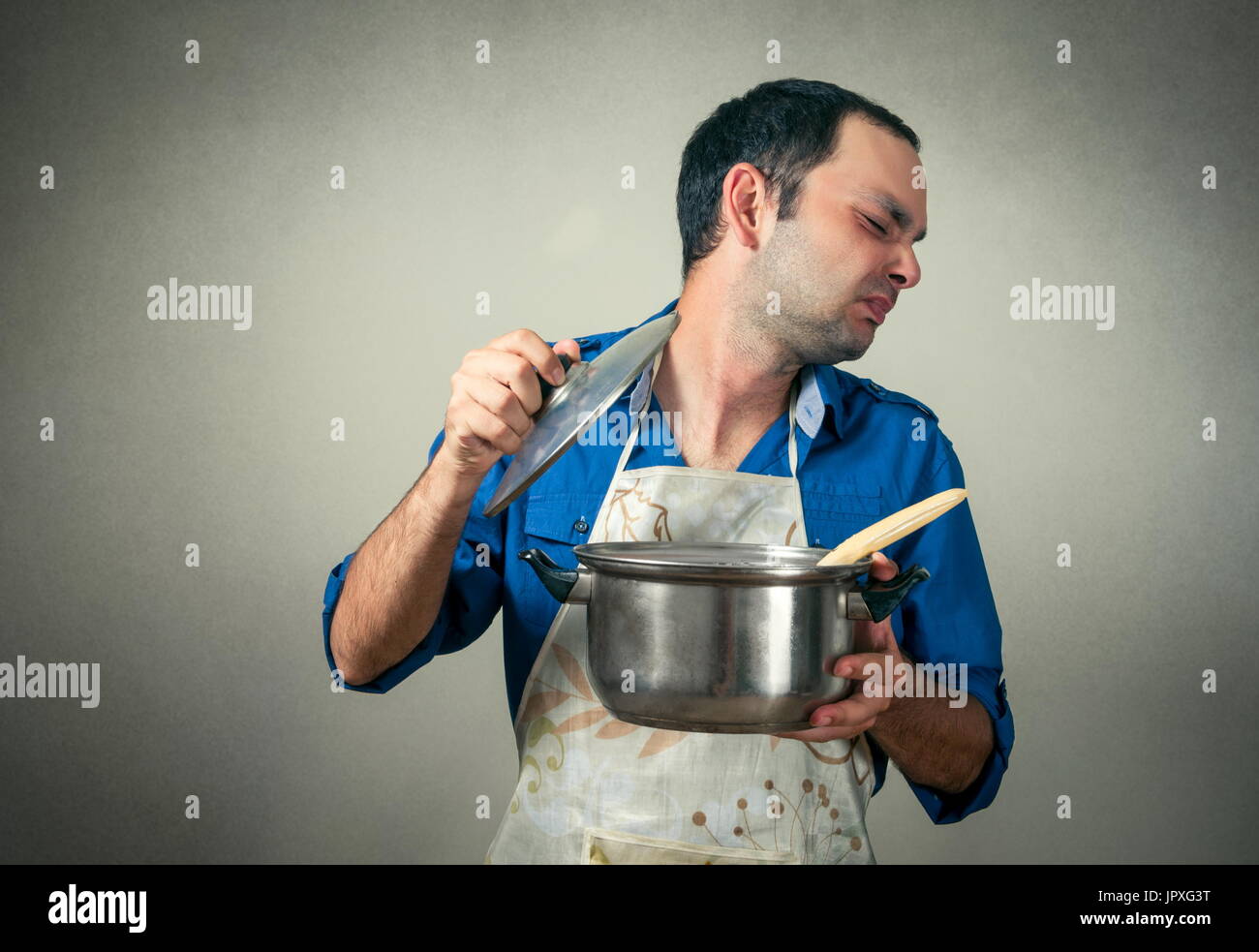 Bad cook man hi-res stock photography and images - Alamy