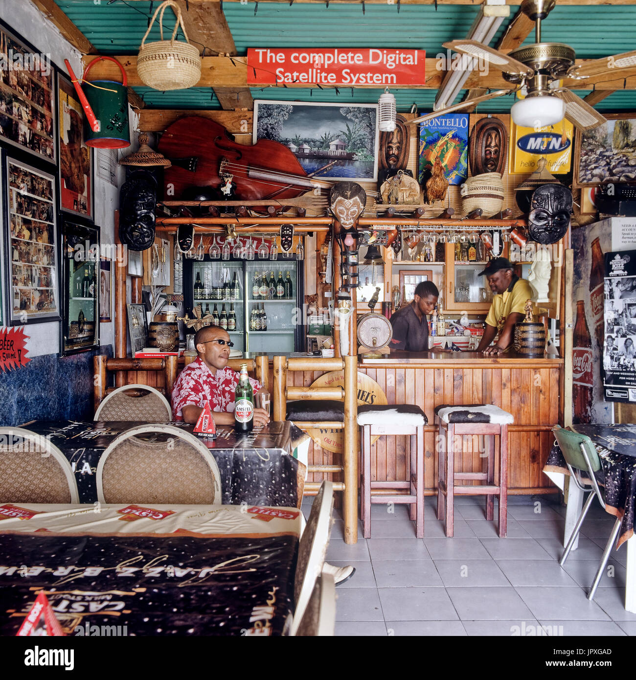 People in rustic restaurant Stock Photo - Alamy
