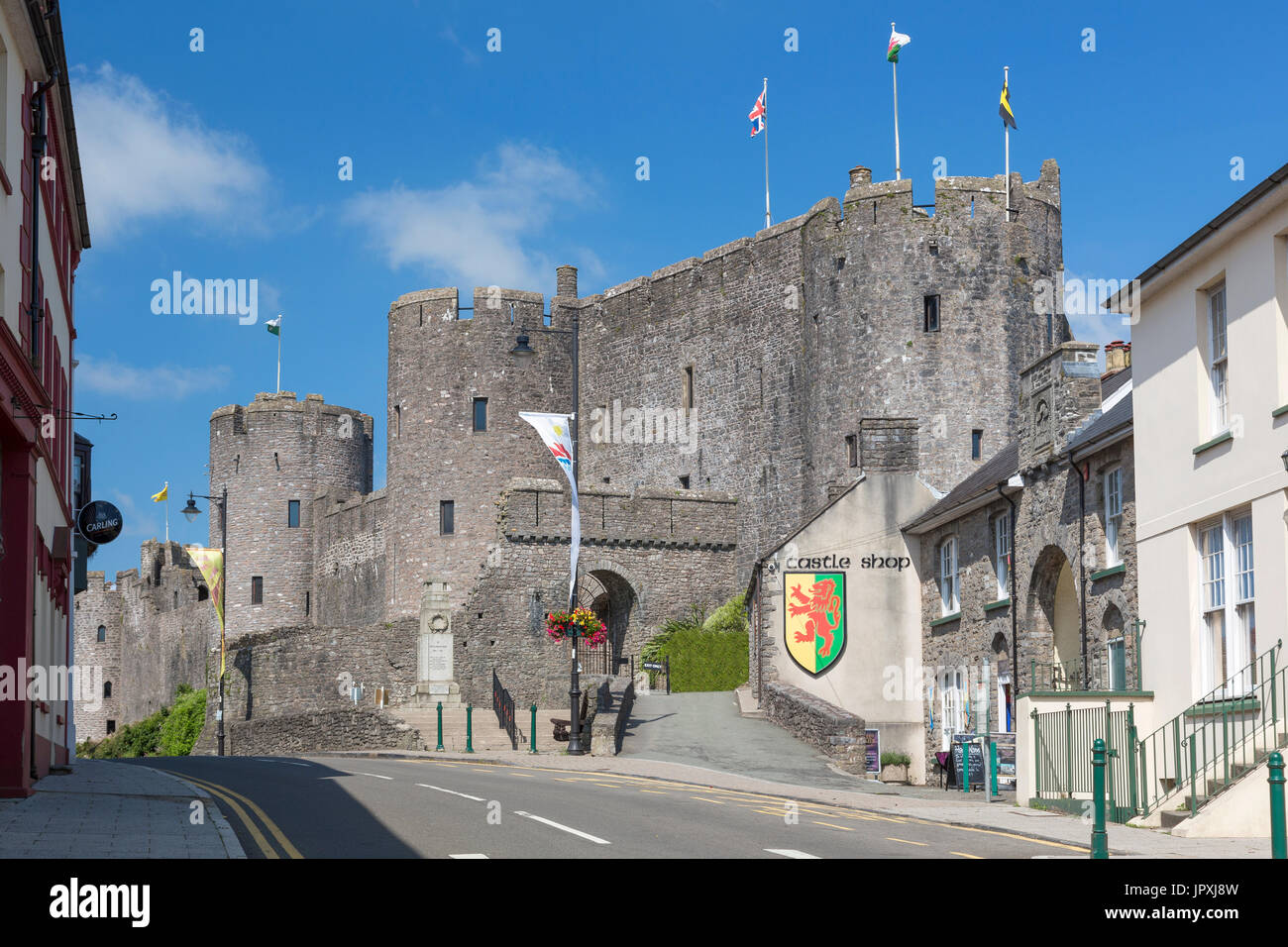 Pembroke Castle, Pembroke, Pembrokeshire, Wales Stock Photo - Alamy