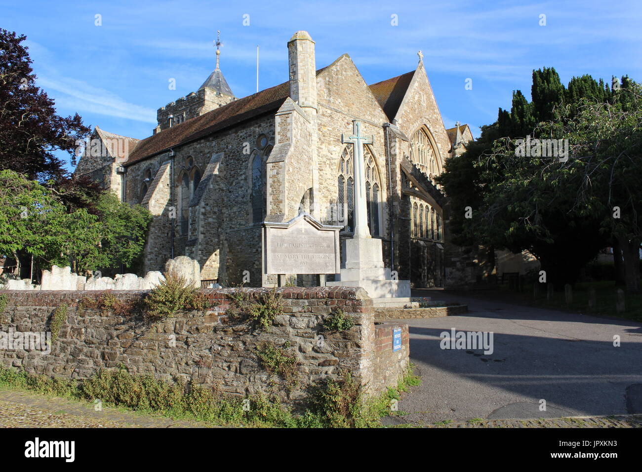 Parish Church of St Mary the Virgin in Rye,East Sussex Stock Photo - Alamy